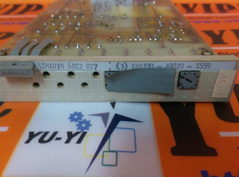 SIEMENS 6DC2 027 E88330-A9028-S559 SIMATIC Simadyn - 裕益科技自動化設備可程式編碼器PLC分散式控制系統DCS